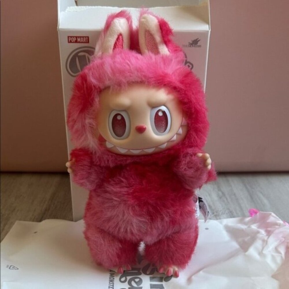 Pop Mart Labubu Big Into Energy Love Pink New - Gem